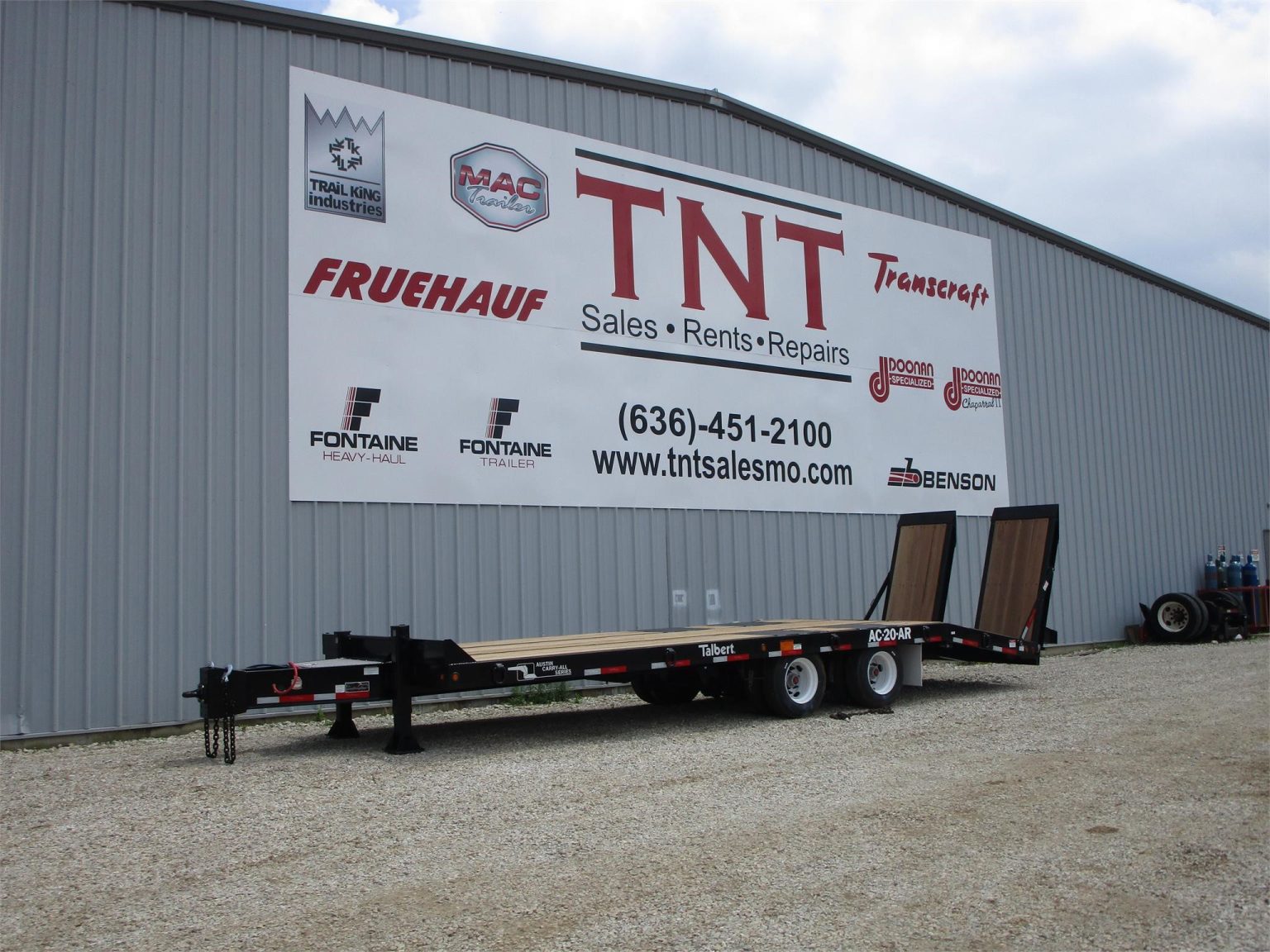 2025 TALBERT AC-20-AR 20 Ton Tag Trailer w/ Air Ramps - Reno's Trailer ...