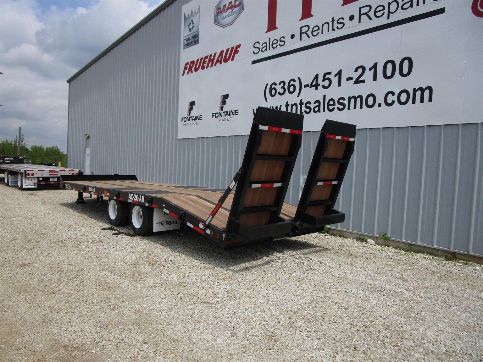 2025 TALBERT AC-20-AR 20 Ton Tag Trailer w/ Air Ramps - Reno's Trailer ...
