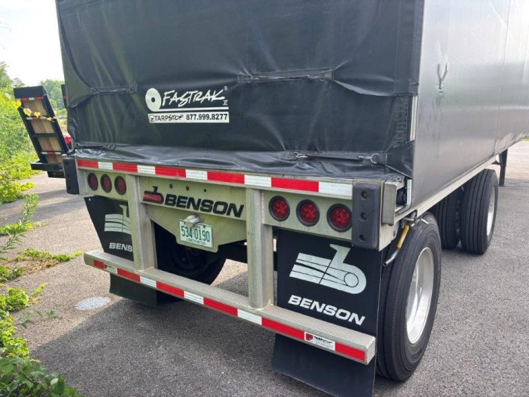 2022 BENSON 48' ALUMINUM FLATBED W/ SLIDING TARP - Reno's Trailer Sales